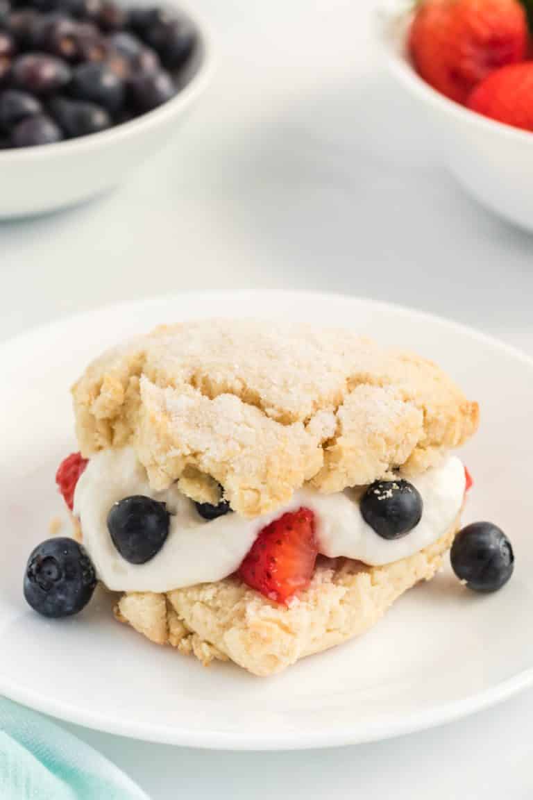 Berry Shortcakes with Fresh Mixed Berries
