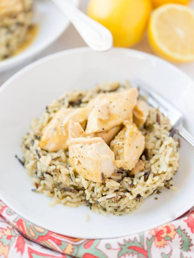 4 Ingredient Lemon Chicken » Persnickety Plates