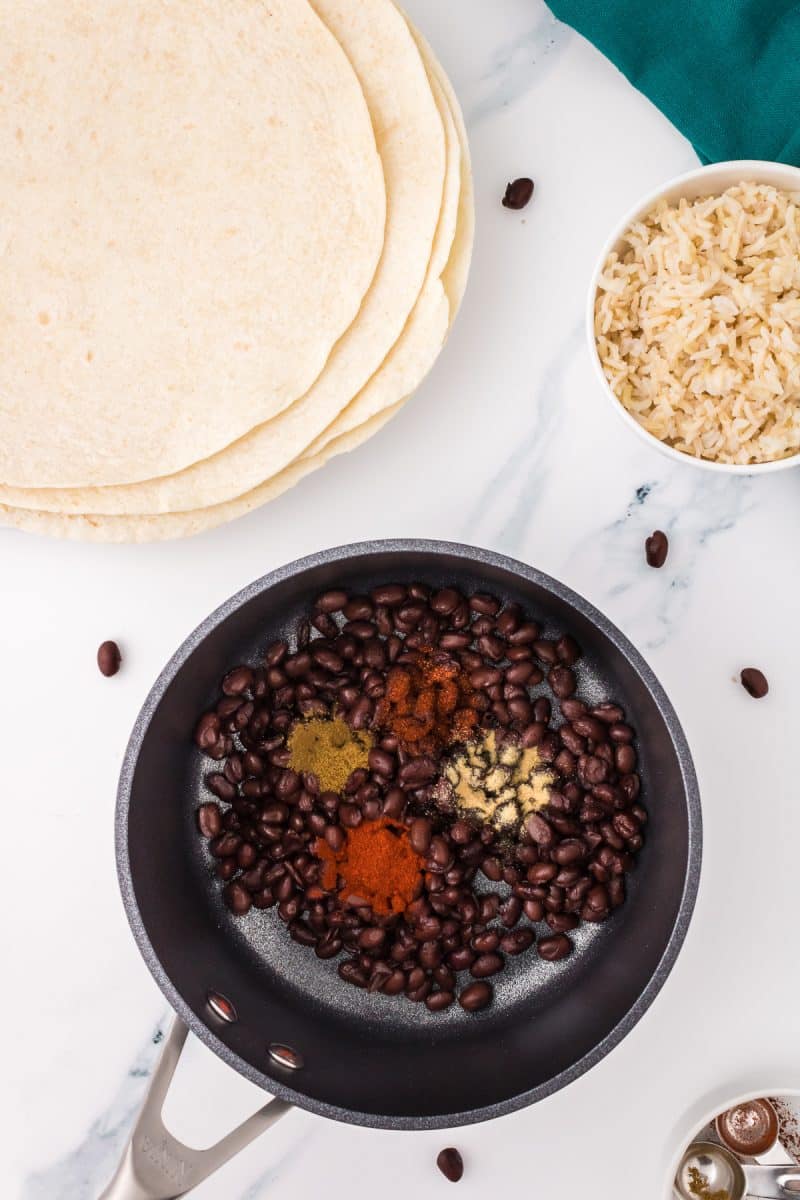 Quick & Easy Black Bean Wraps