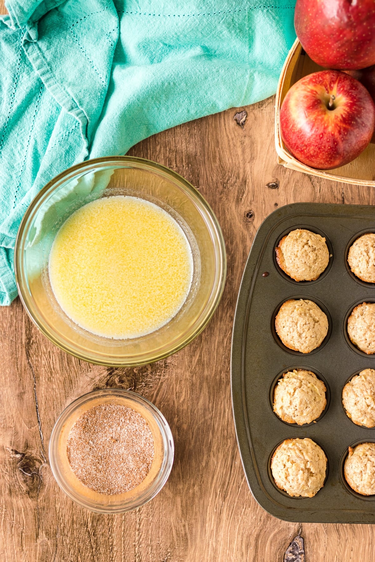 Apple Donut Mini Muffins