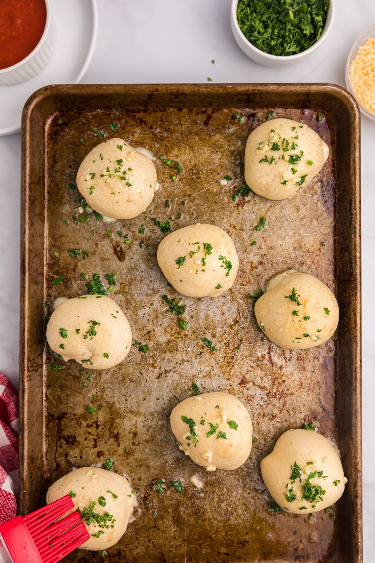 Easy Garlic Cheese Bombs