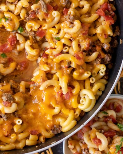 Cheeseburger Pasta Skillet