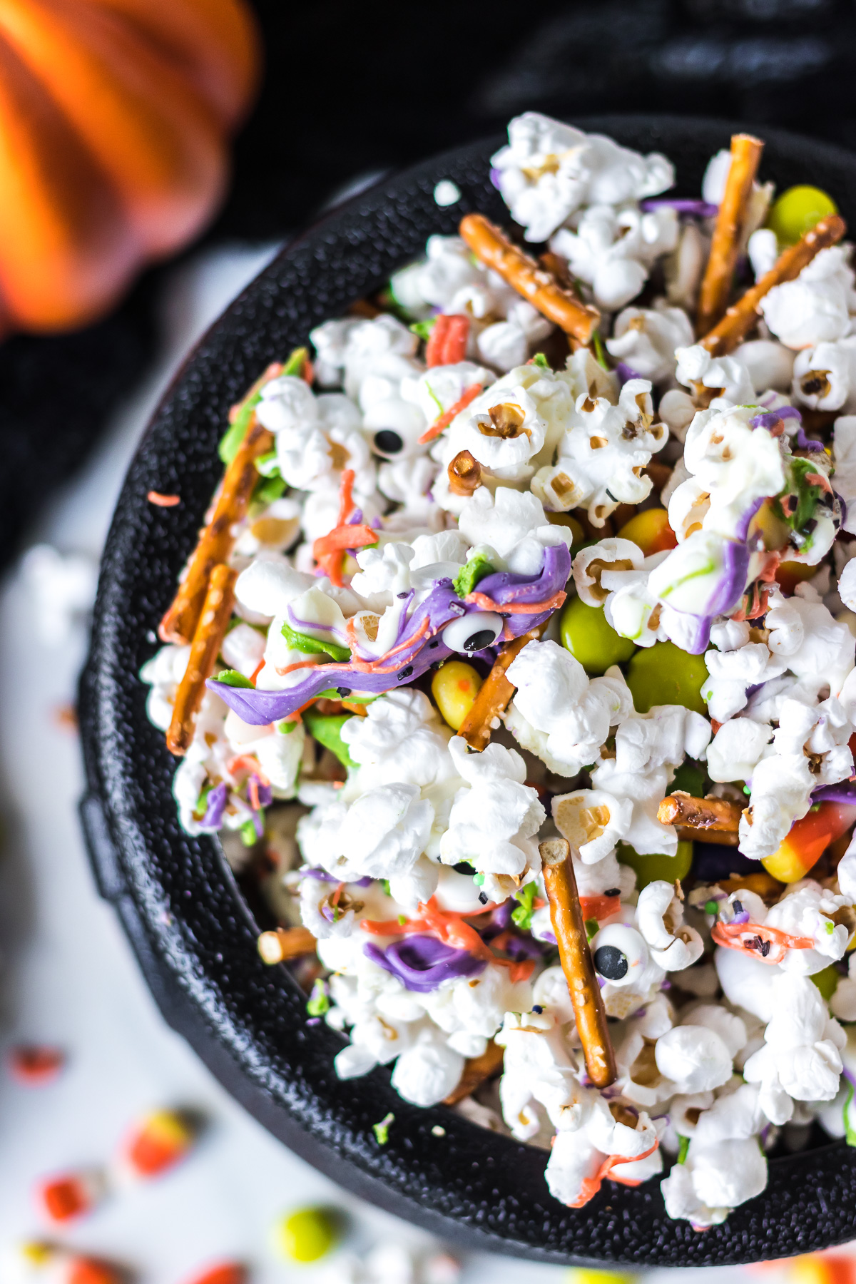 Halloween Monster Munch Popcorn Mix
