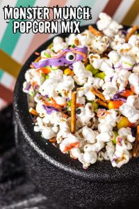 Halloween Monster Munch Popcorn Mix