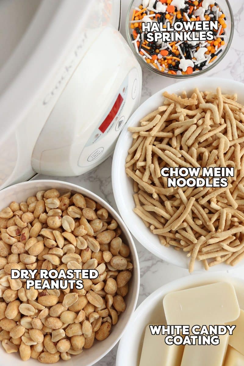 Crockpot Halloween Haystacks