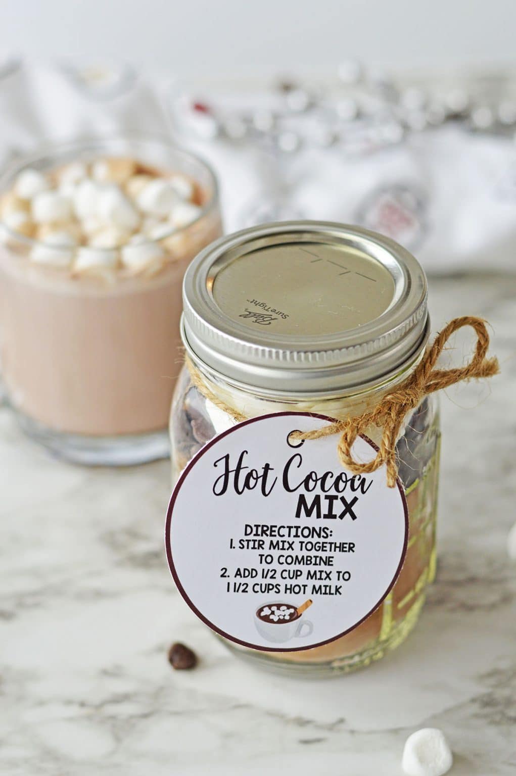 Homemade Hot Cocoa Mix: with gift tag printable