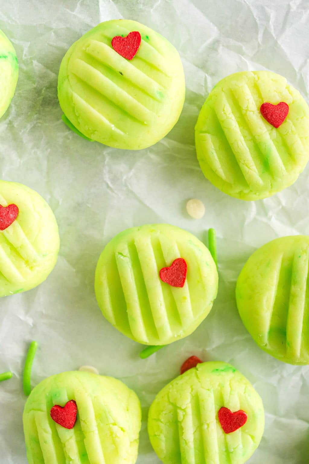 Grinch Christmas Cream Cheese Mints