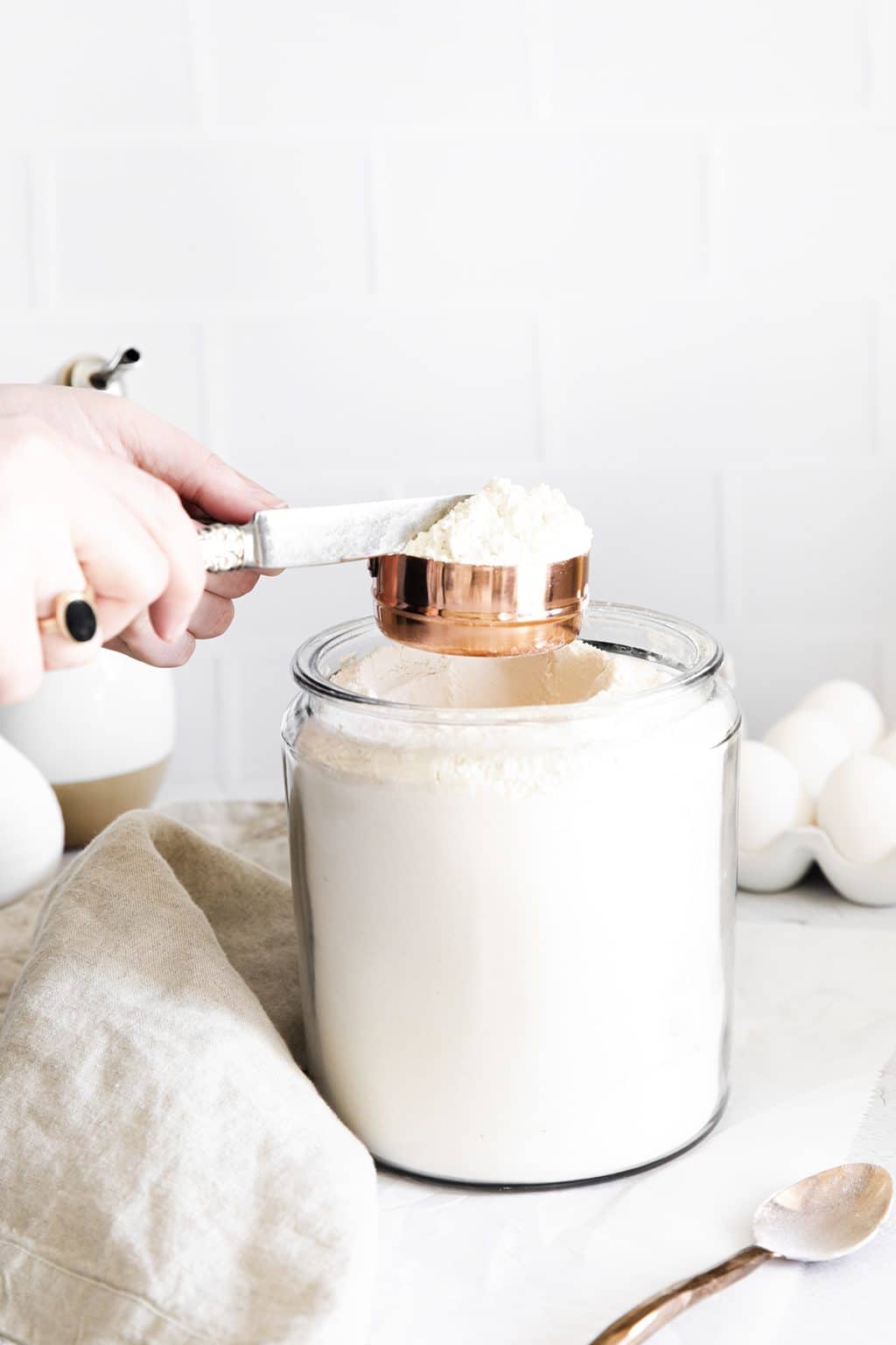 How to Measure Flour (with & without a scale!)