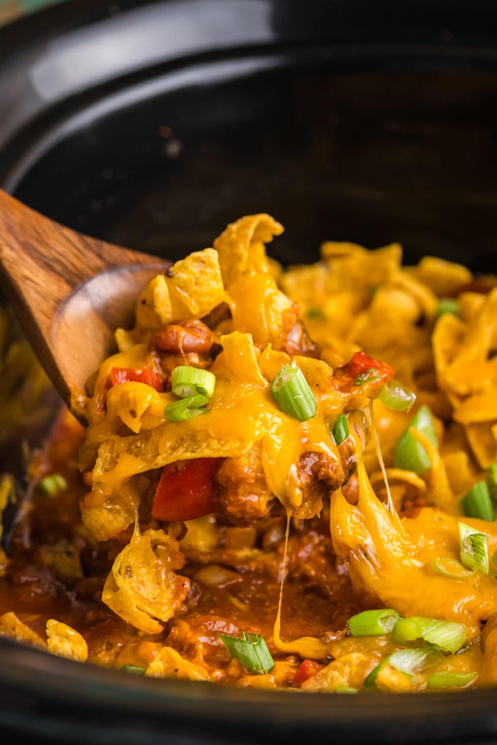 Easy Crock Pot Frito Chili Pie