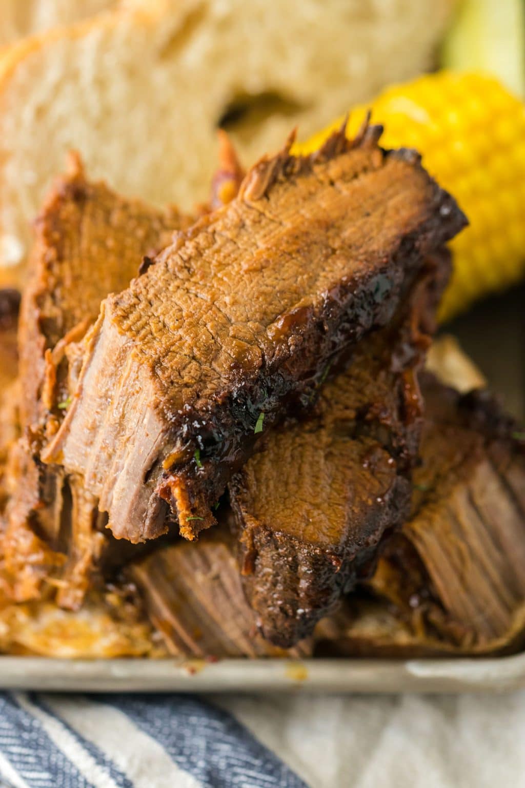 Crock Pot Brisket Recipe with BBQ Sauce