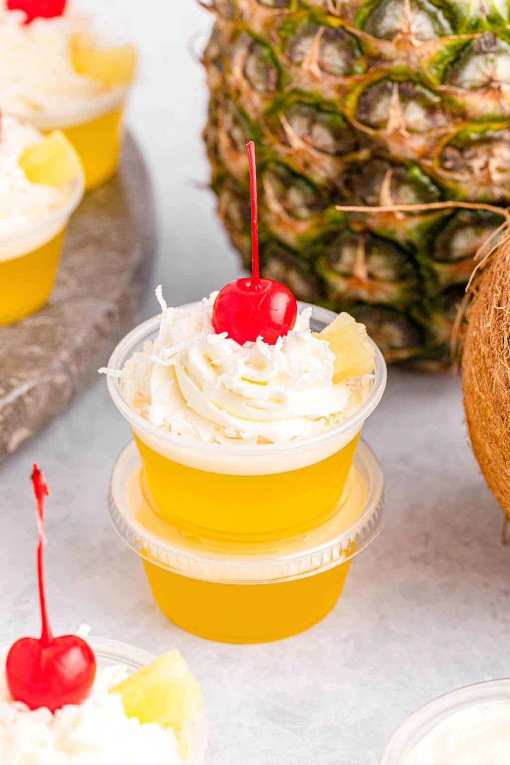 Pina Colada Jello Shots