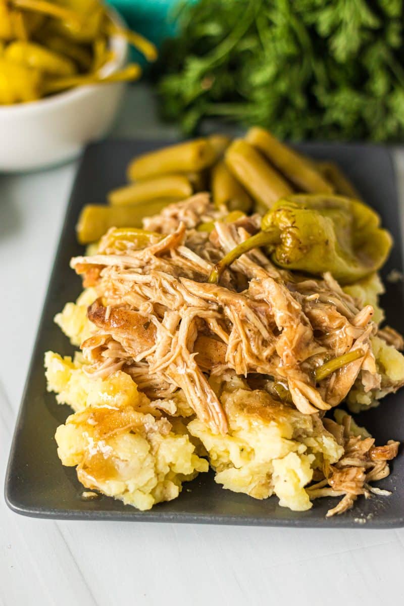 Slow Cooker Mississippi Chicken