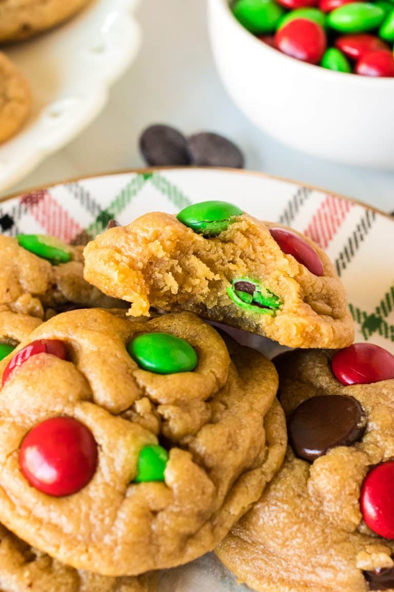 Soft & Chewy Chocolate Chip Christmas Cookies
