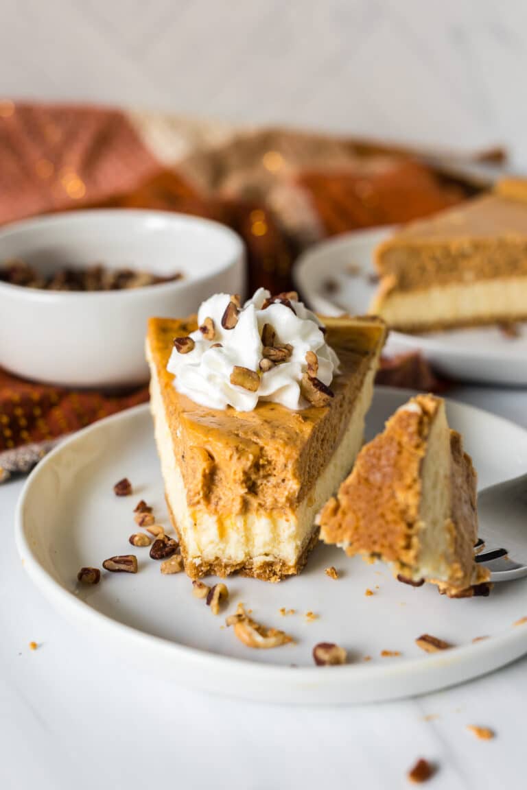 Layered Pumpkin Cheesecake