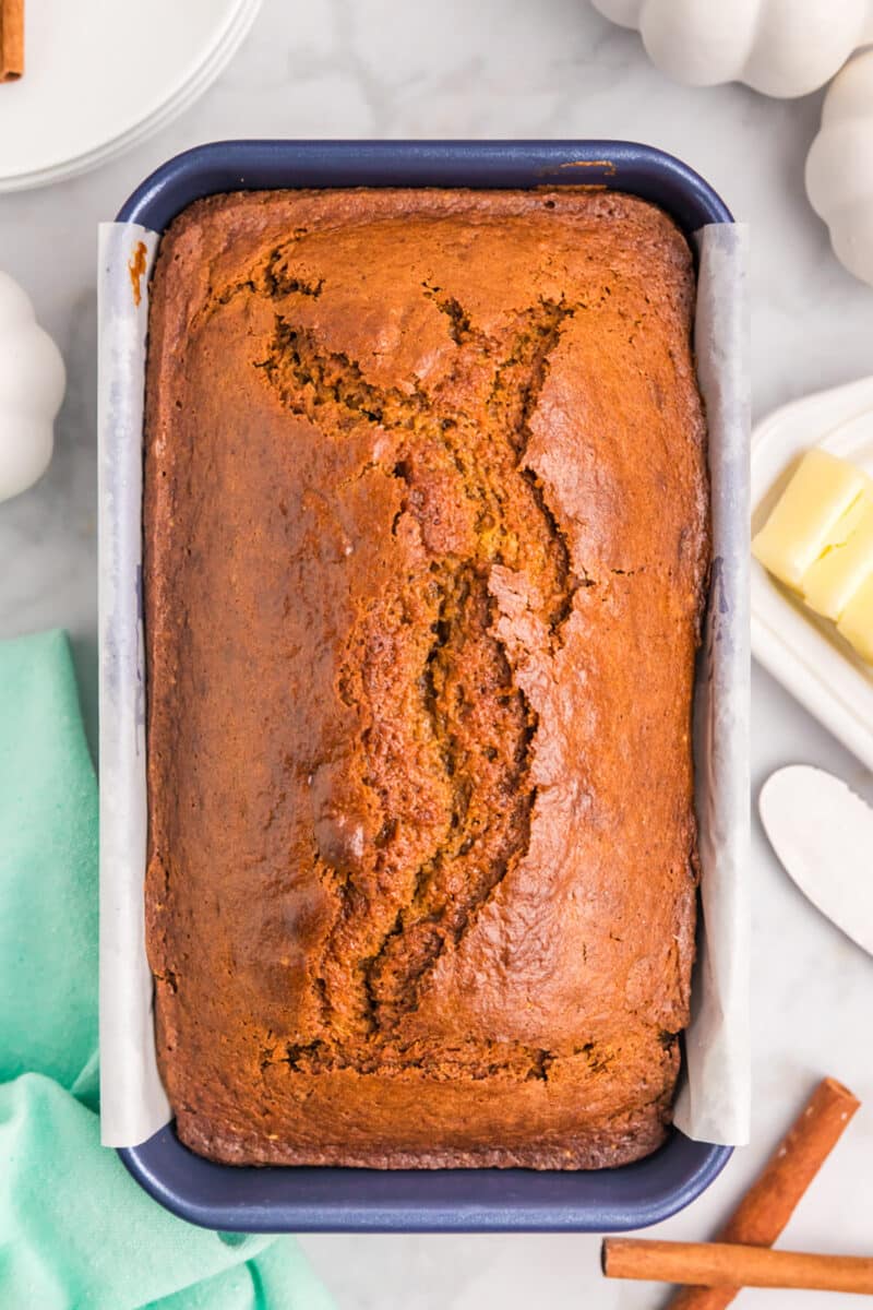 Easy One Bowl, One Loaf Pumpkin Bread