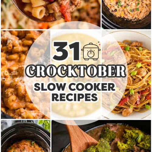 Crocktober Recipes - 31 days of slow cooker recipes