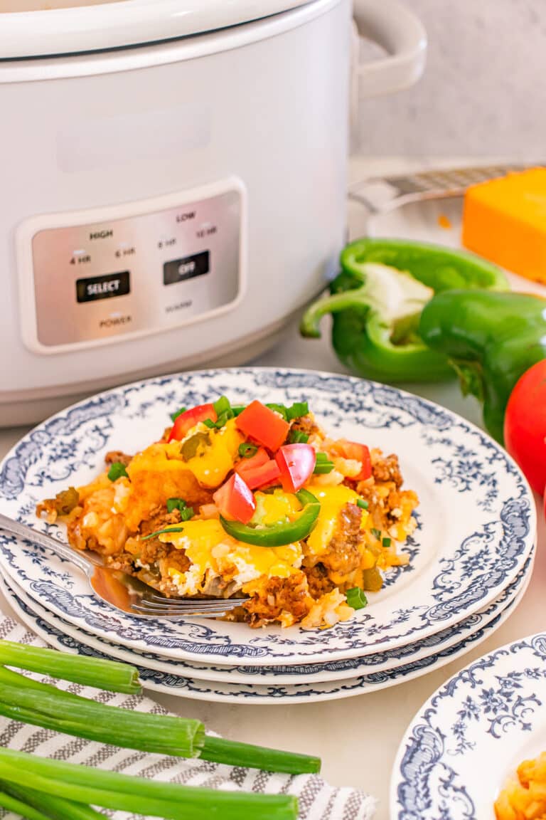 John Wayne Casserole with Tater Tots - Slow Cooker version