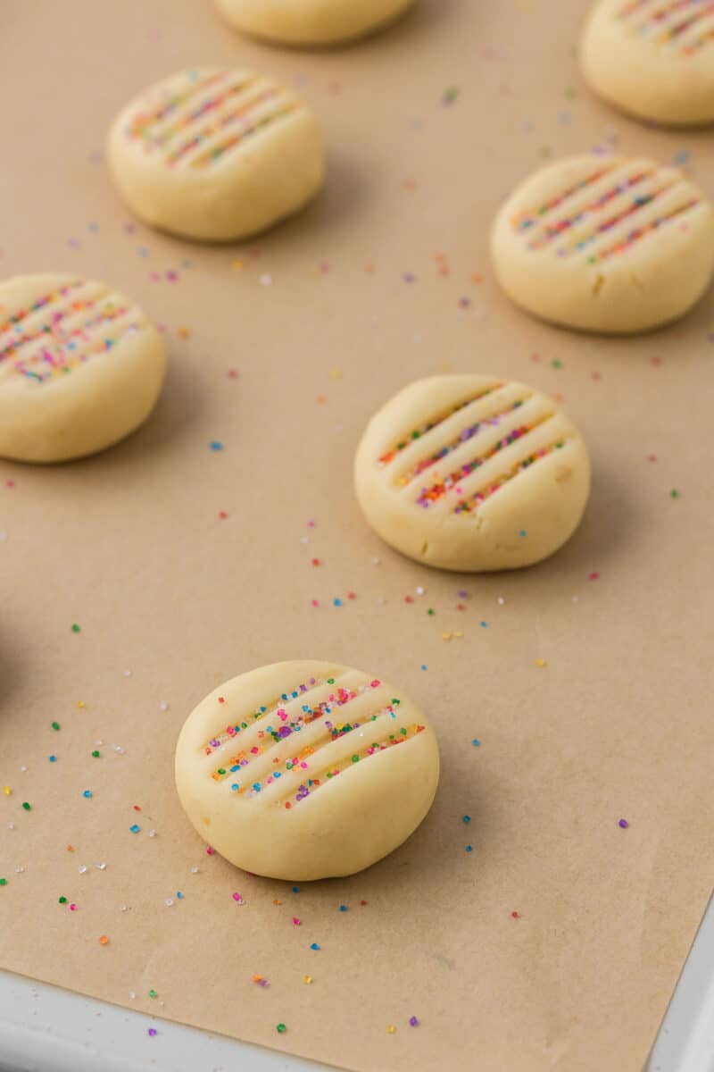Whipped Shortbread Cookies